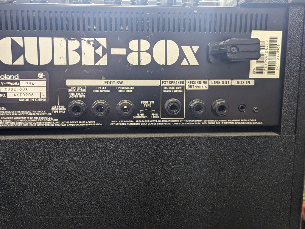 Roland Cube 80x Guitar Amp (Used) – Acoustic Music Shop