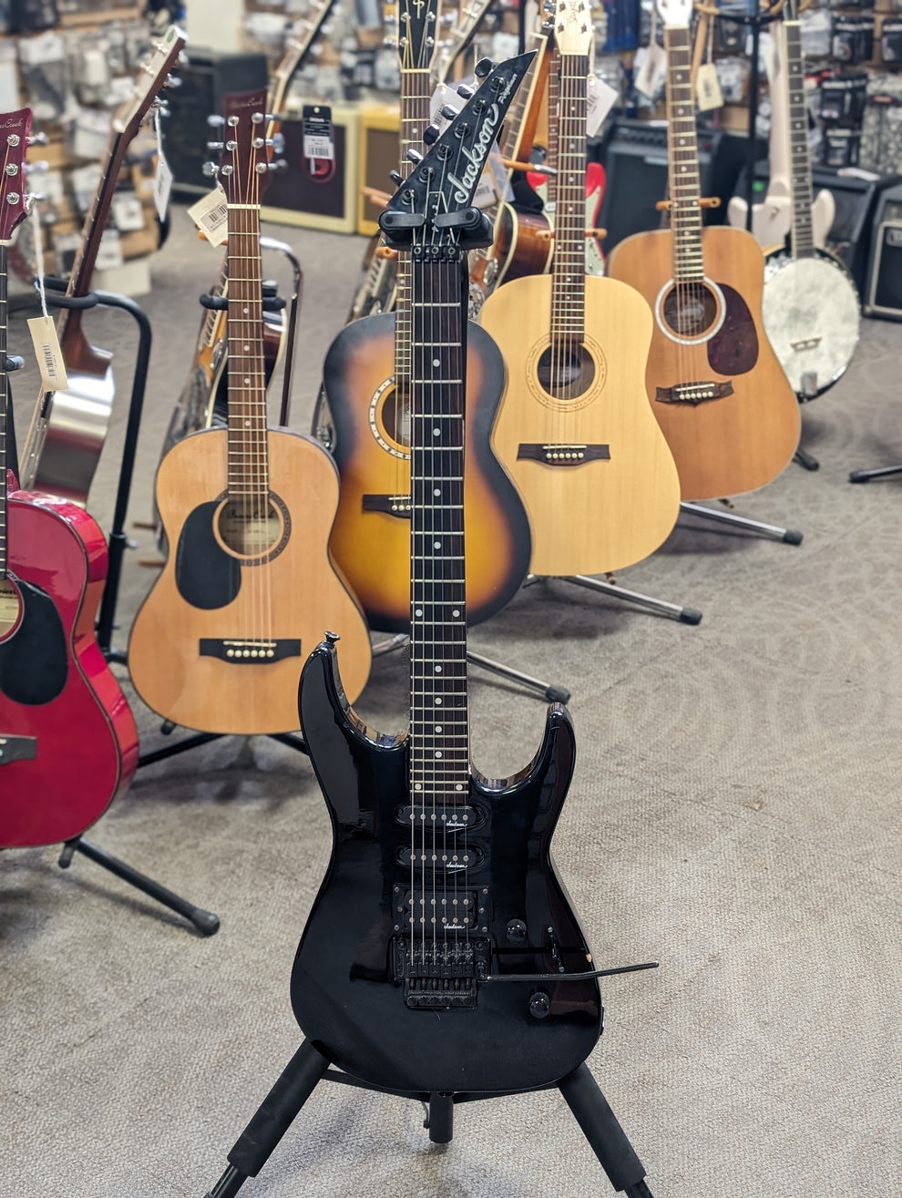 Jackson PS-2 Performer Electric Guitar - Black (1997-1998) – Acoustic ...