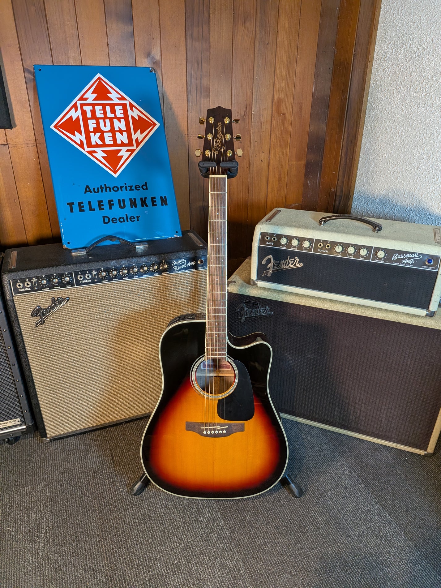Takamine GD51CE Acoustic/Electric Guitar - Gloss Brown Sunburst (B1 Gu ...