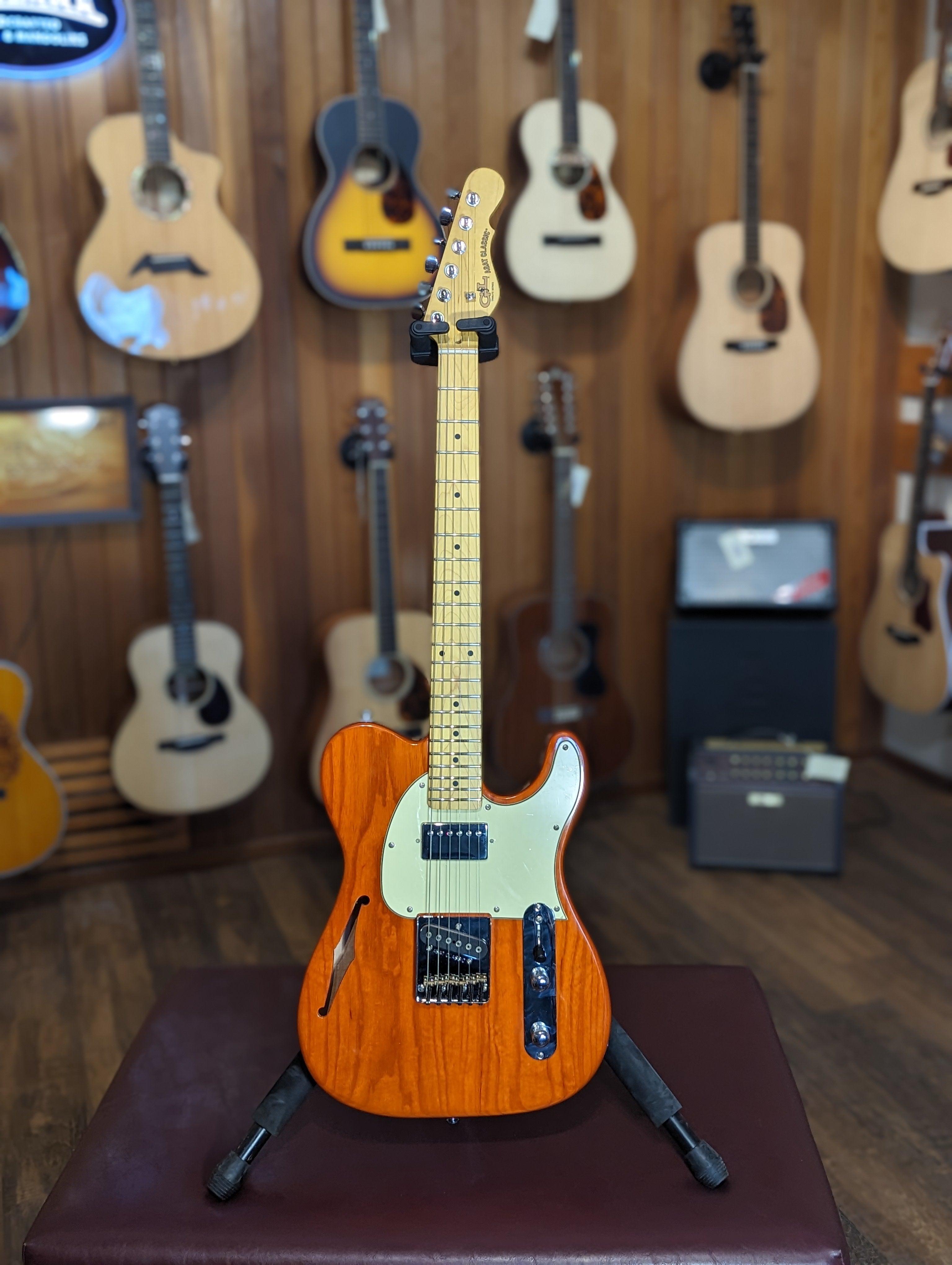 G&L Tribute ASAT Classic Bluesboy Semi-Hollow - Clear Orange – Acoustic ...